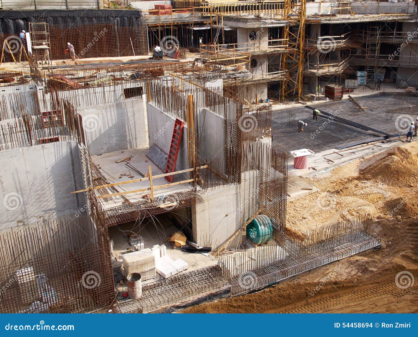 Urban construction site stock photo. Image of business - 54458694