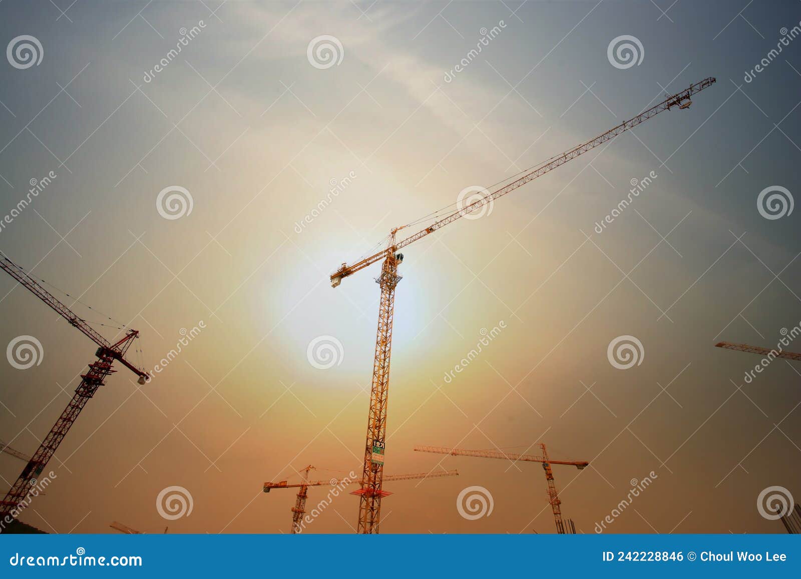 Urban Construction Technology and Future Industries Stock Photo - Image ...