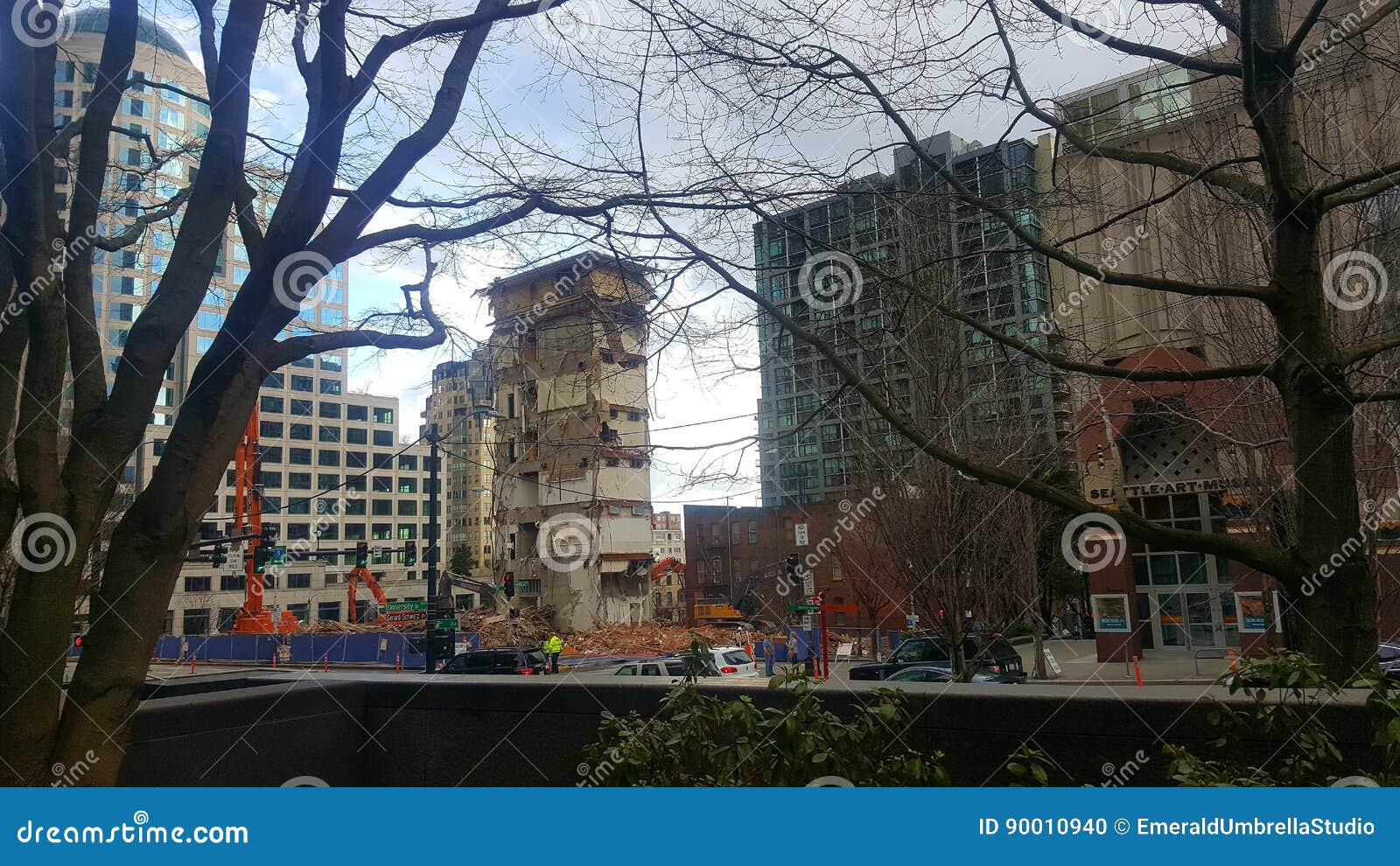 Urban demolition editorial image. Image of building, construction ...