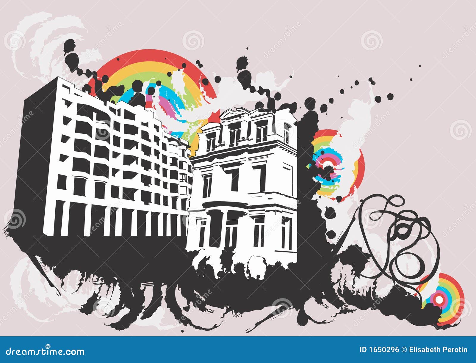 Urban design stock vector. Illustration of vector, urban - 1650296