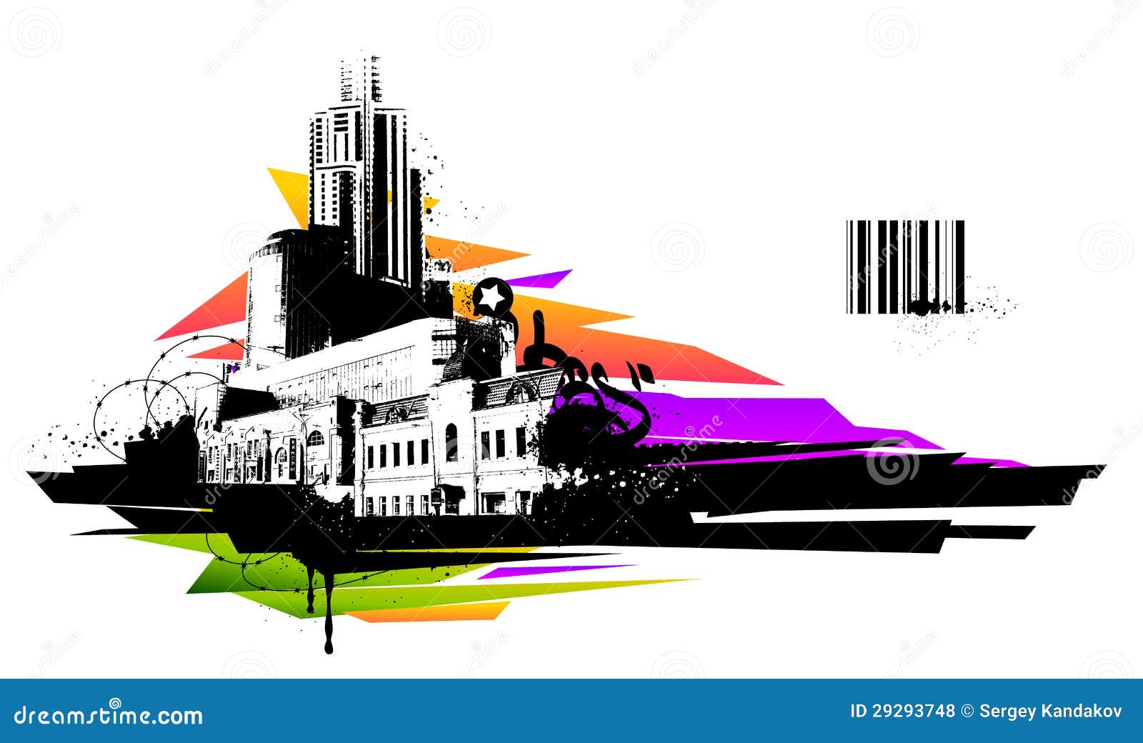 Urban Design Cartoon Vector | CartoonDealer.com #40907449