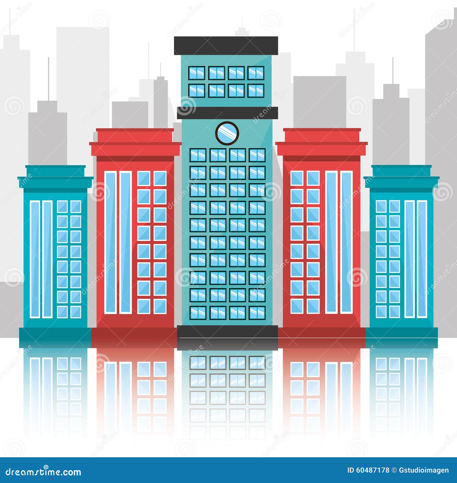 Urban design. stock vector. Illustration of concept, city - 60487178