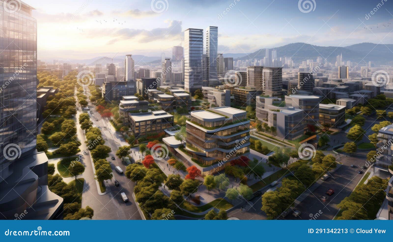 Urban Development Celebration Stock Illustration - Illustration of ...