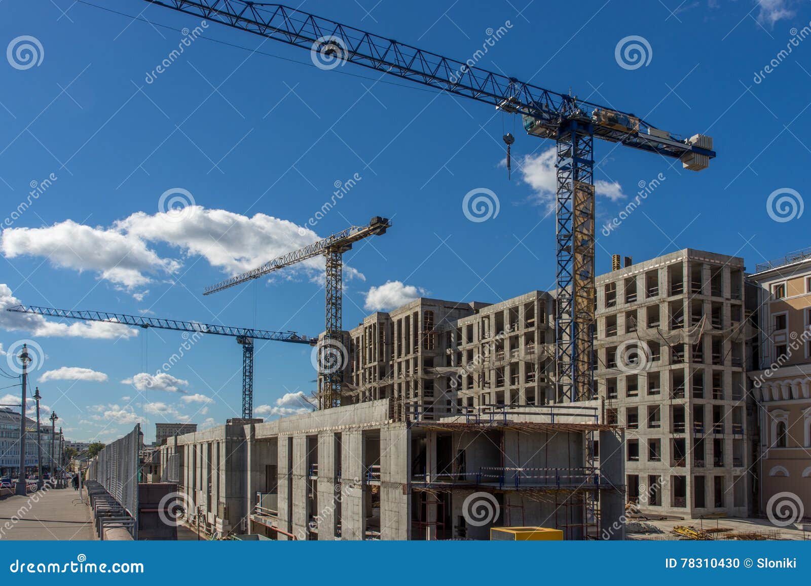 Urban Development and Construction Stock Photo - Image of development ...