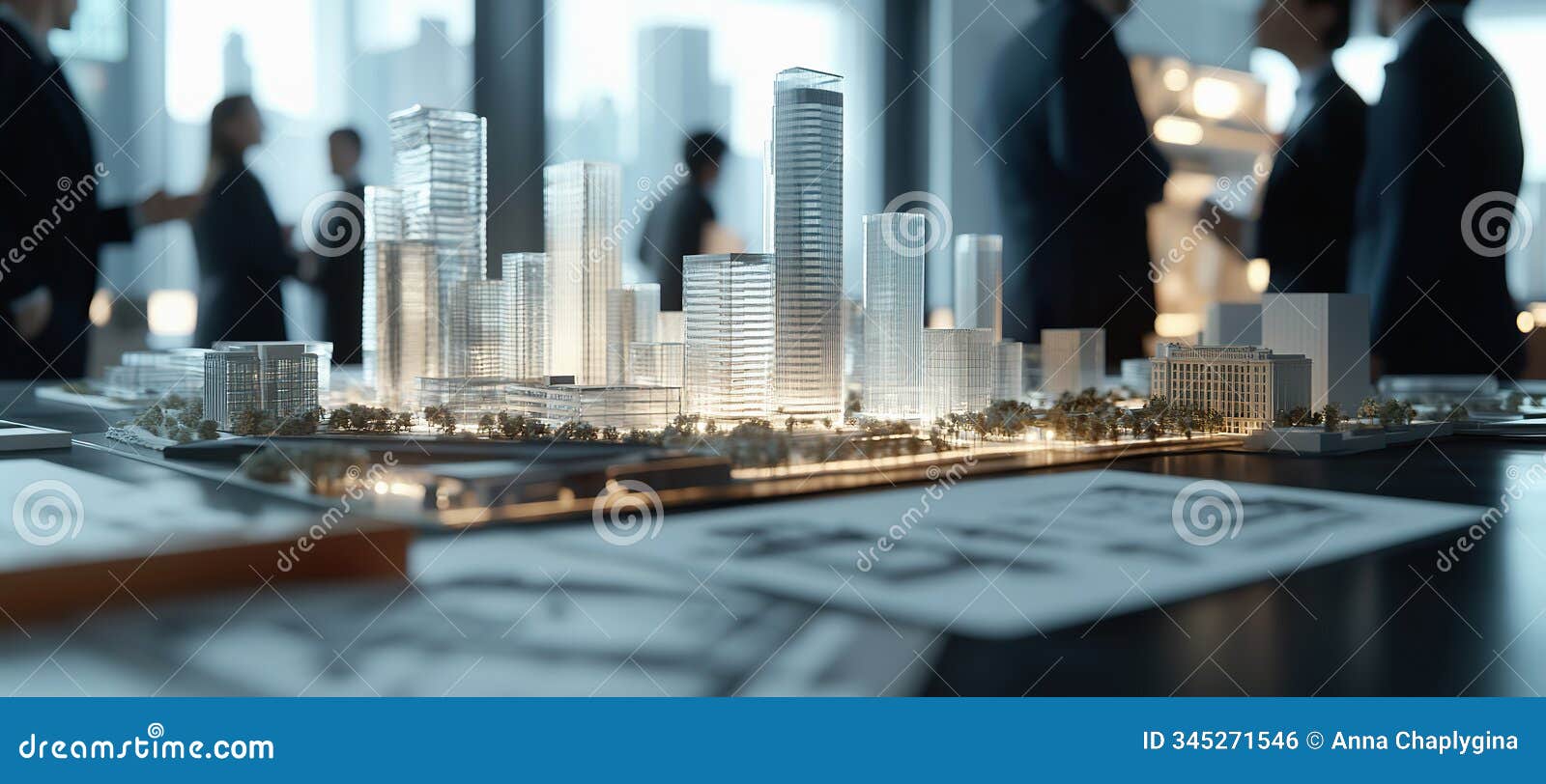 Urban Development Design and Architectural Planning with Lit Model in ...