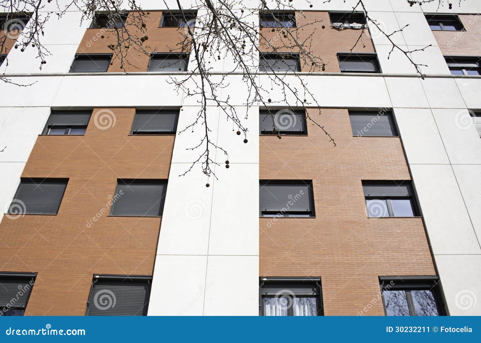 Urban facade stock image. Image of skyscraper, structure - 30232211