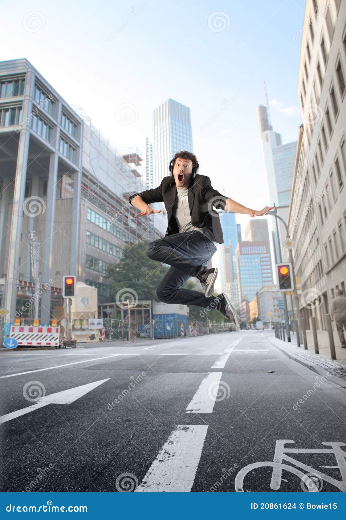 Urban fun stock photo. Image of teen, listen, young, landscaped - 20861624