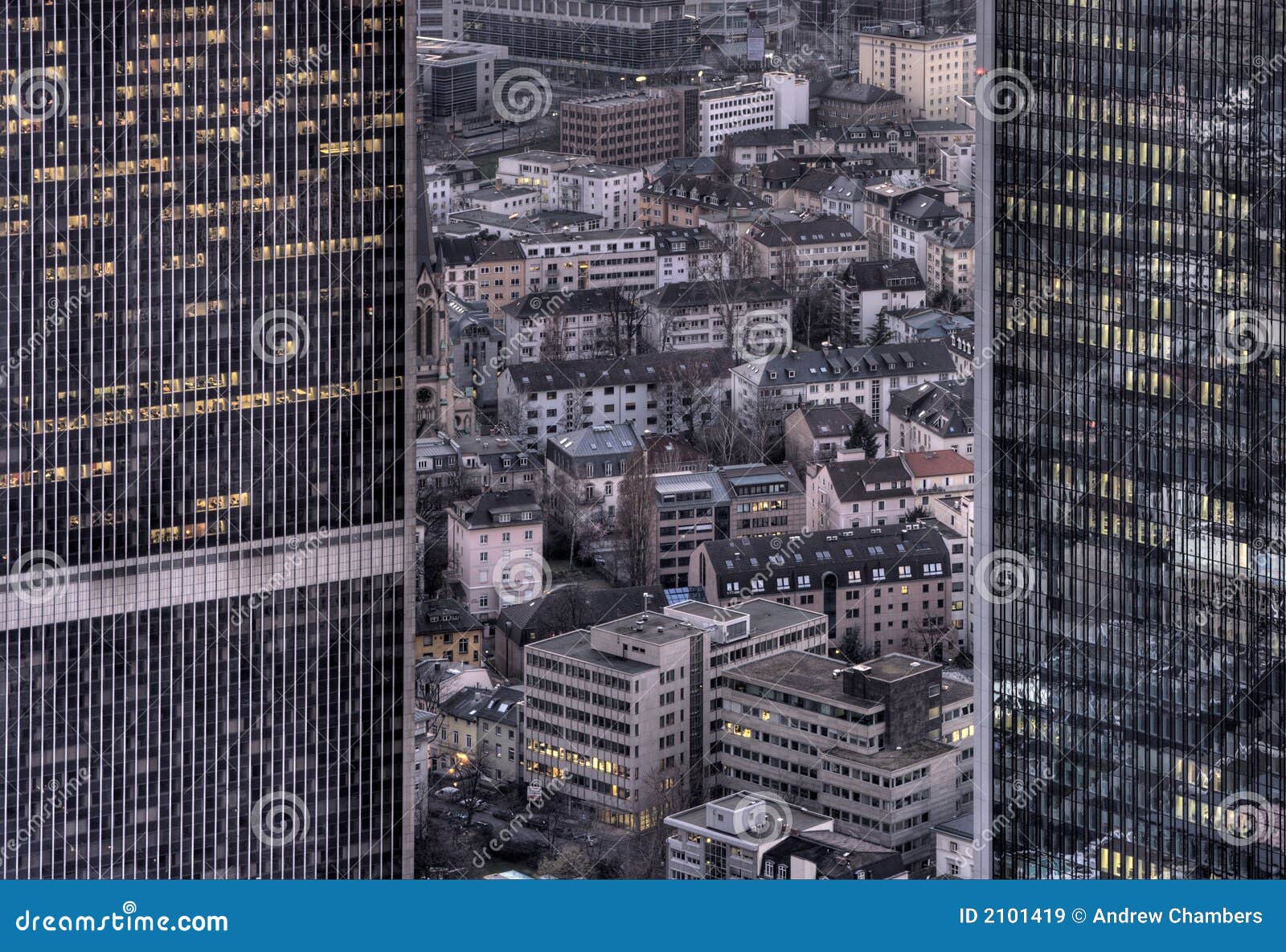 Urban gap stock image. Image of commercial, offices, hesse - 2101419