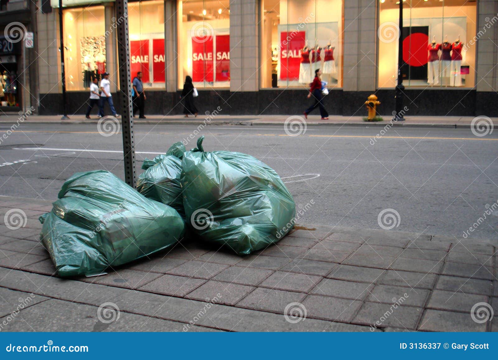 Urban Garbage stock image. Image of cleanup, environmental - 3136337