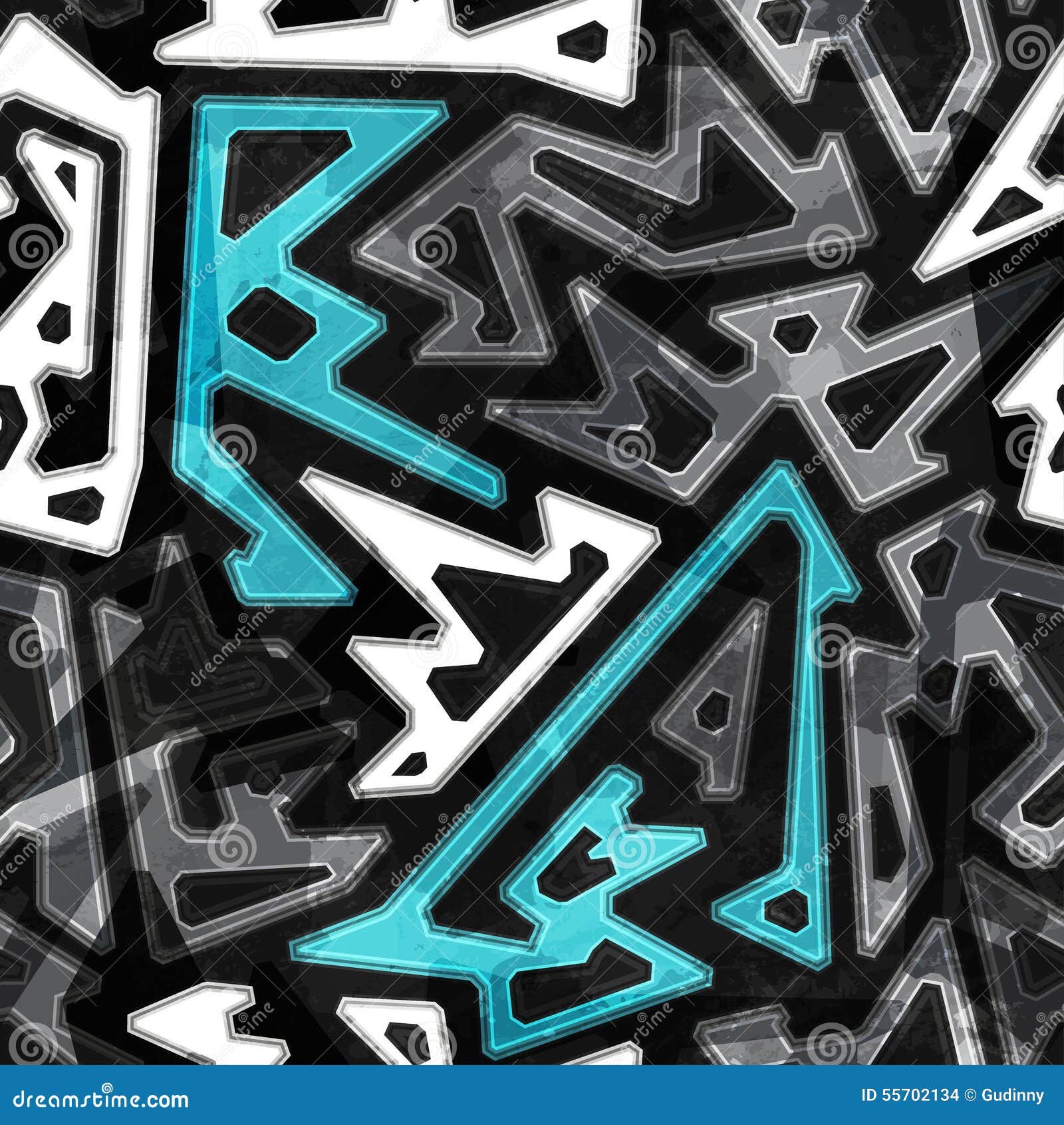 Urban Geometric Seamless Pattern Stock Vector - Illustration of cover ...