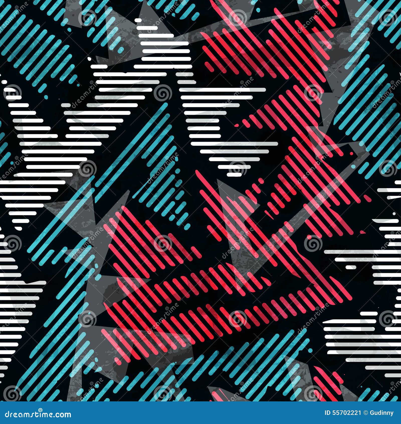 Urban Geometric Seamless Pattern Stock Vector - Illustration of ...