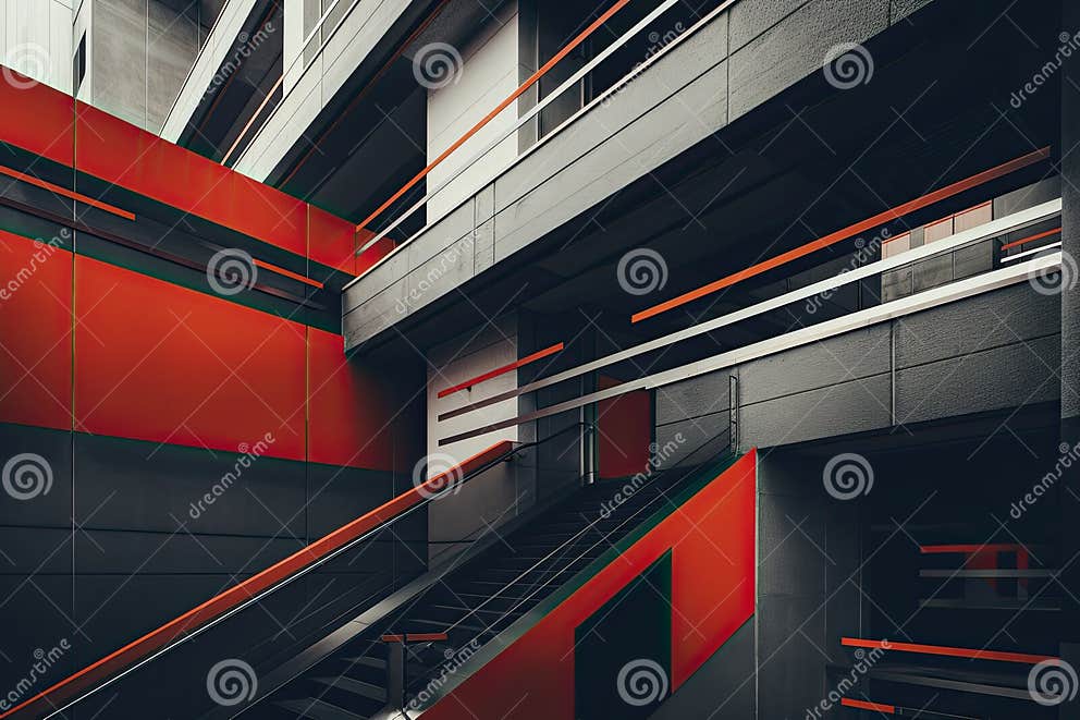 Urban Geometry. Lines and Angles of the City Stock Illustration ...