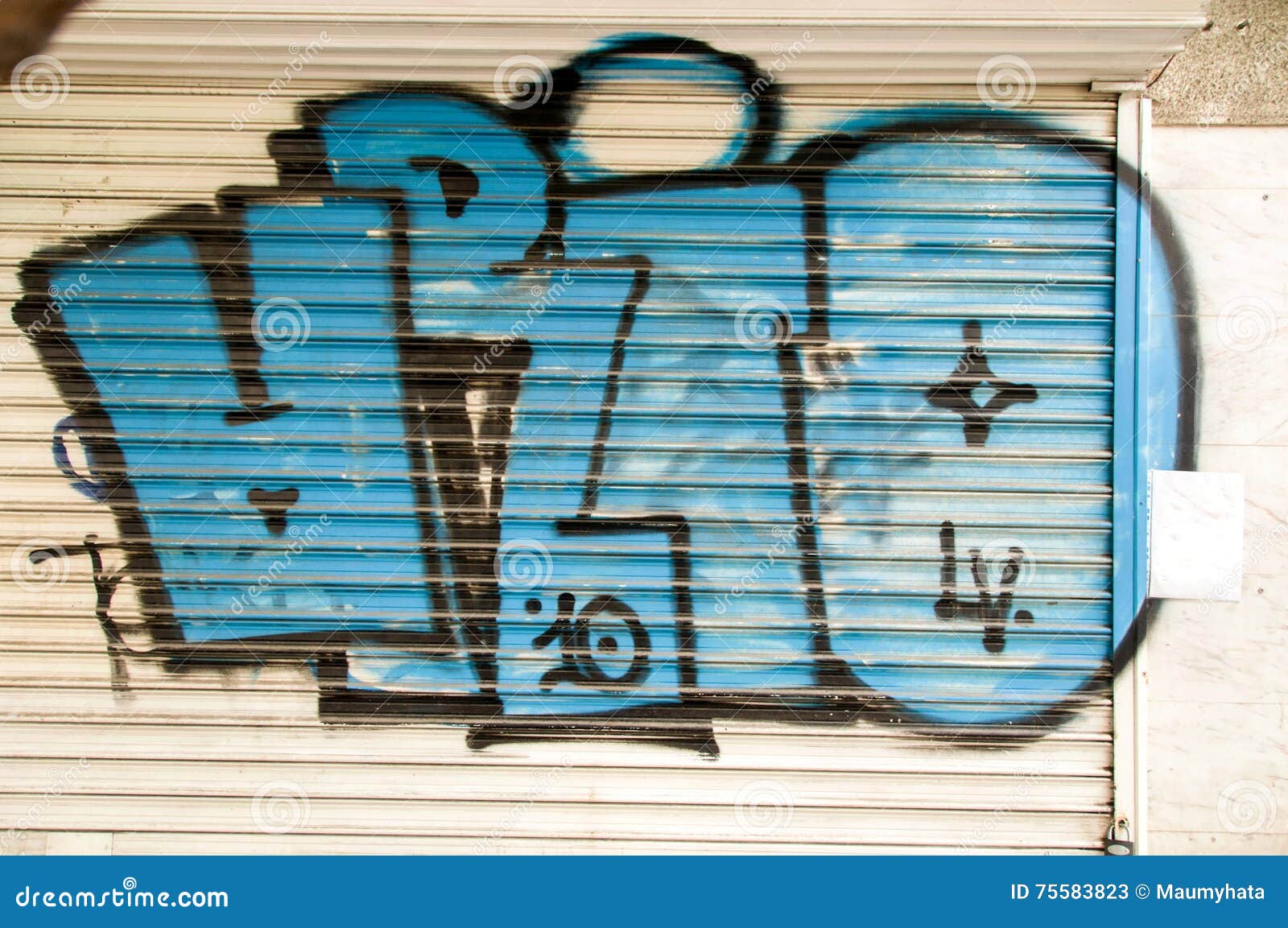 Urban Graffiti on Walls of Buildings Editorial Stock Photo - Image of ...