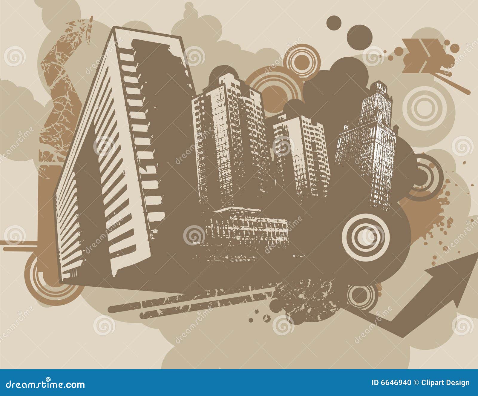 Urban grunge background stock illustration. Illustration of arrow - 6646940