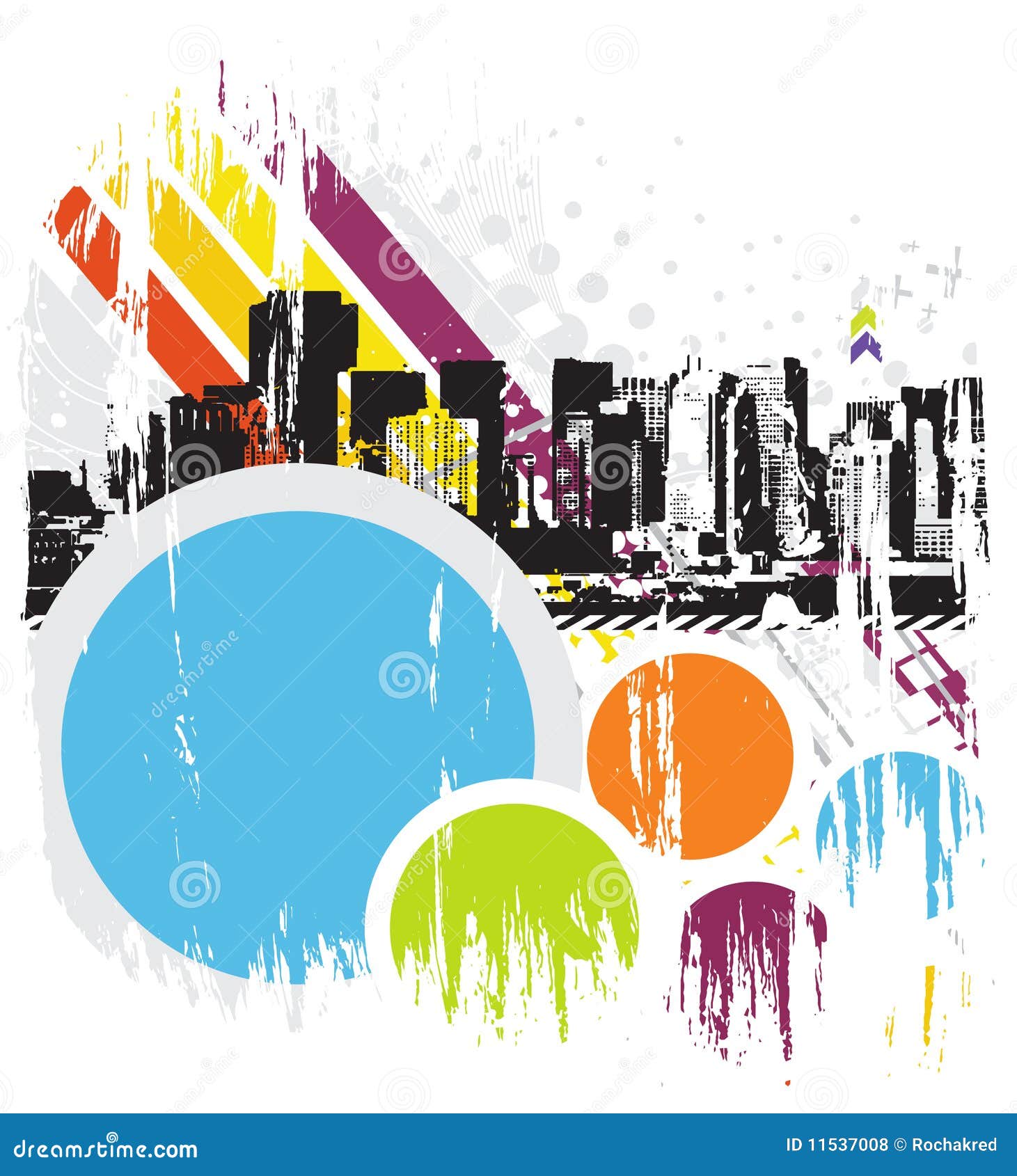 Urban grunge city stock vector. Illustration of city - 11537008