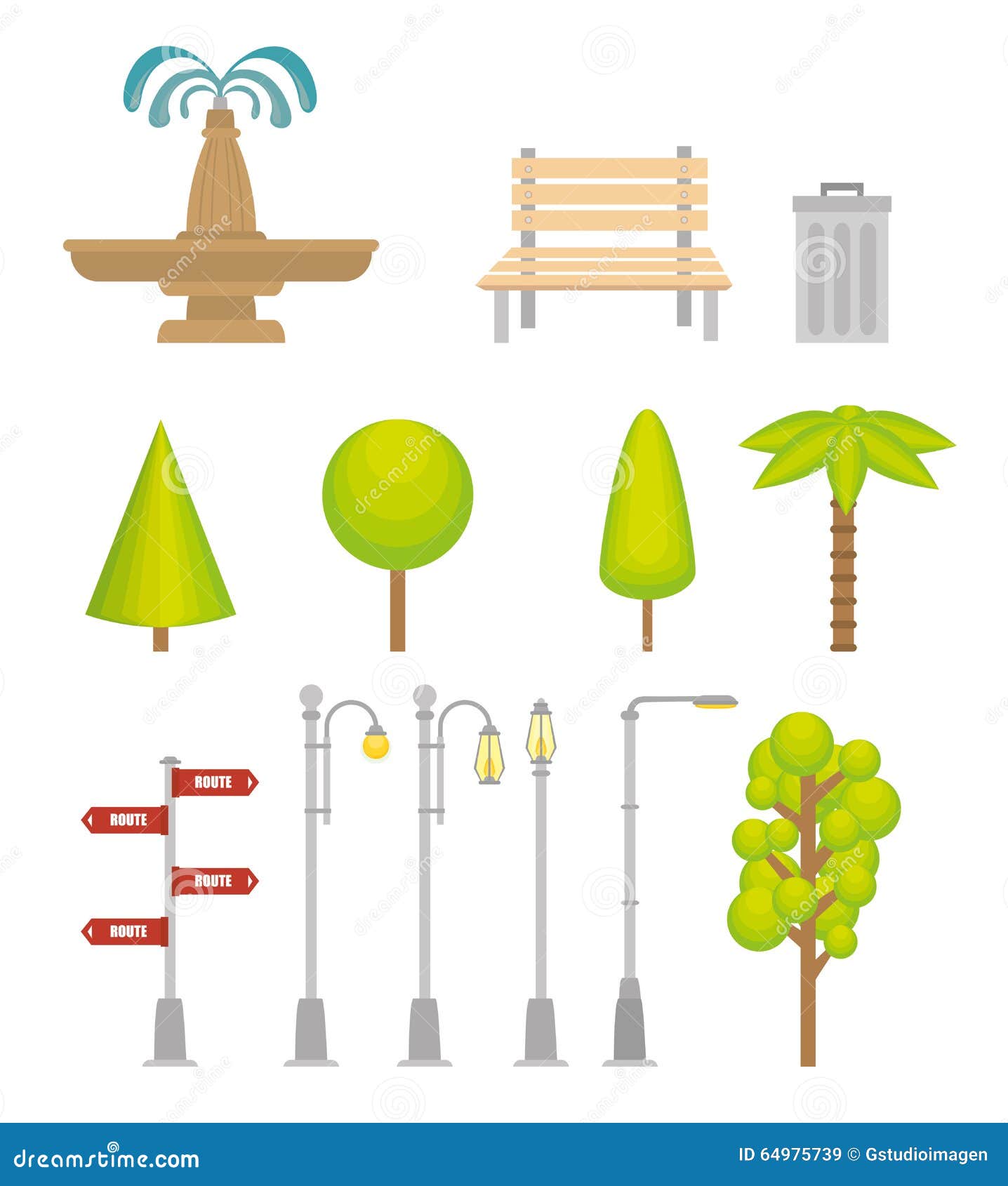 Urban icons elements stock illustration. Illustration of metropolitan ...