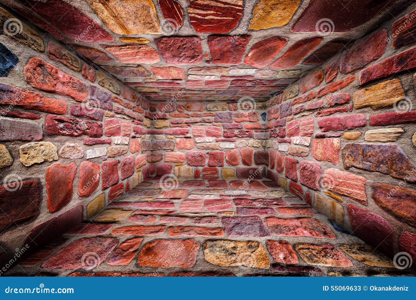 Urban Interior Brick Walls Stage Background Stock Image - Image of ...