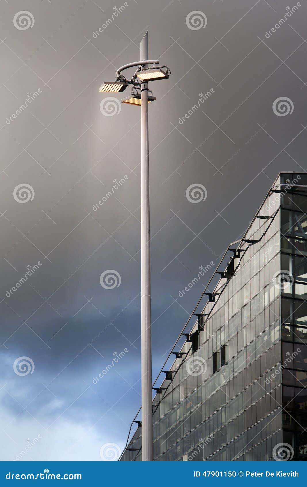 Urban lamp post stock photo. Image of netherlands, glass - 47901150