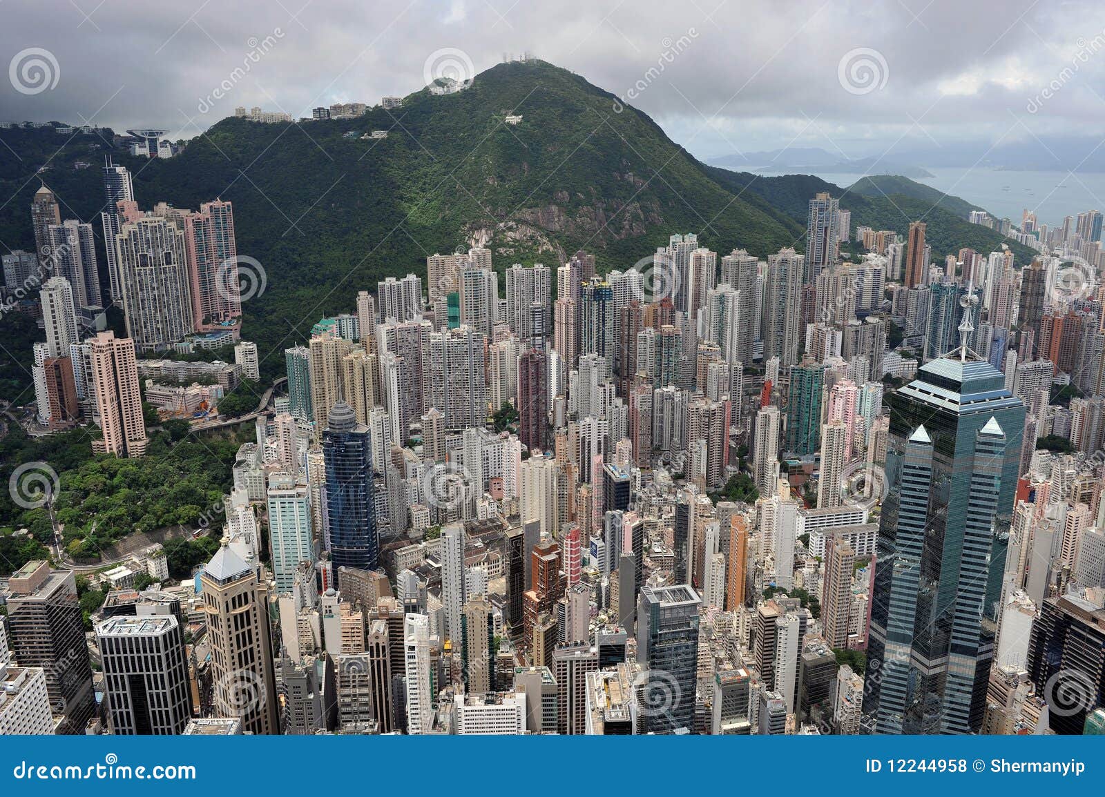 Urban Landscape in Hong Kong Stock Photo - Image of urban ...