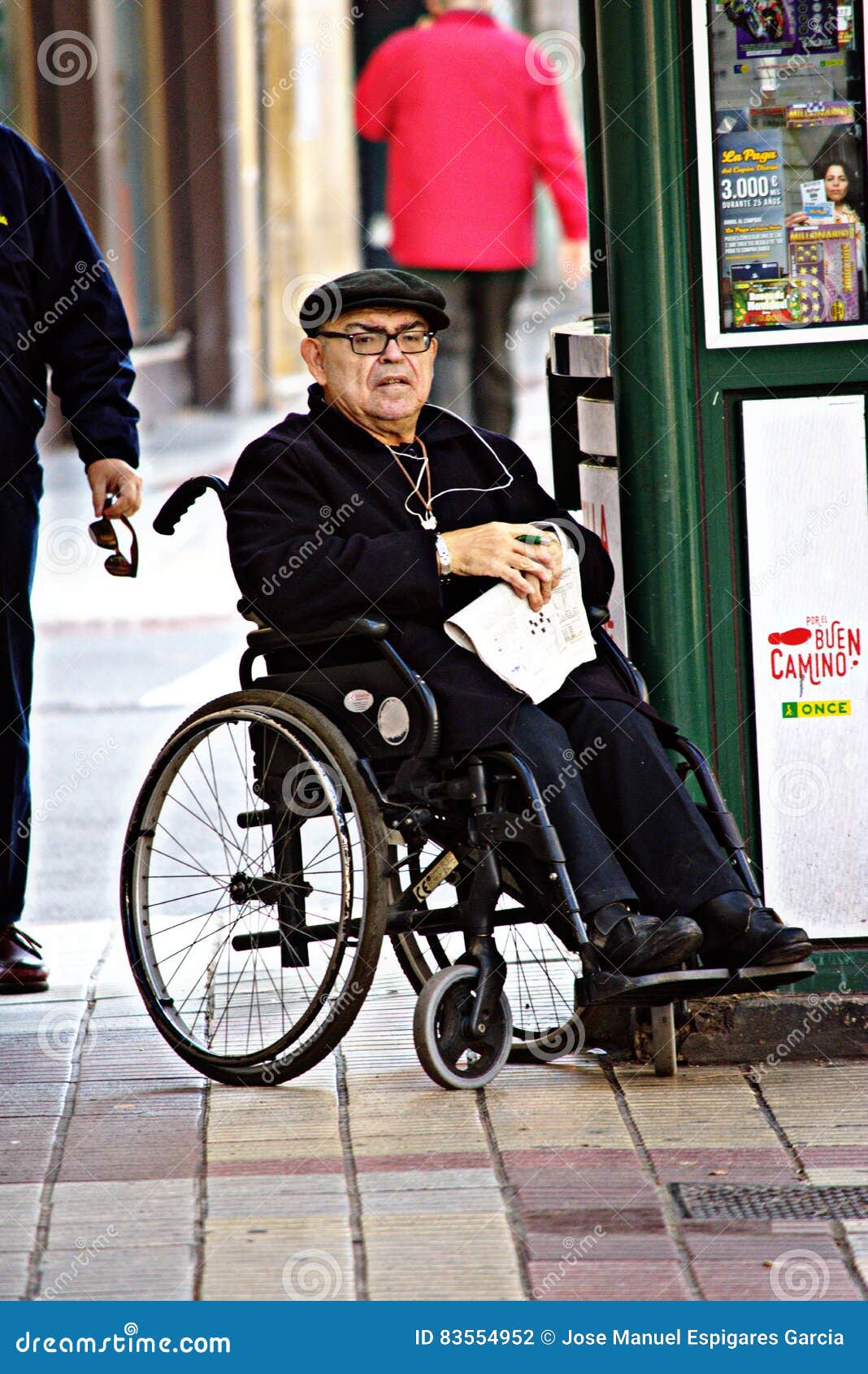 Urban life 5 - Invalid man editorial photography. Image of urban - 83554952