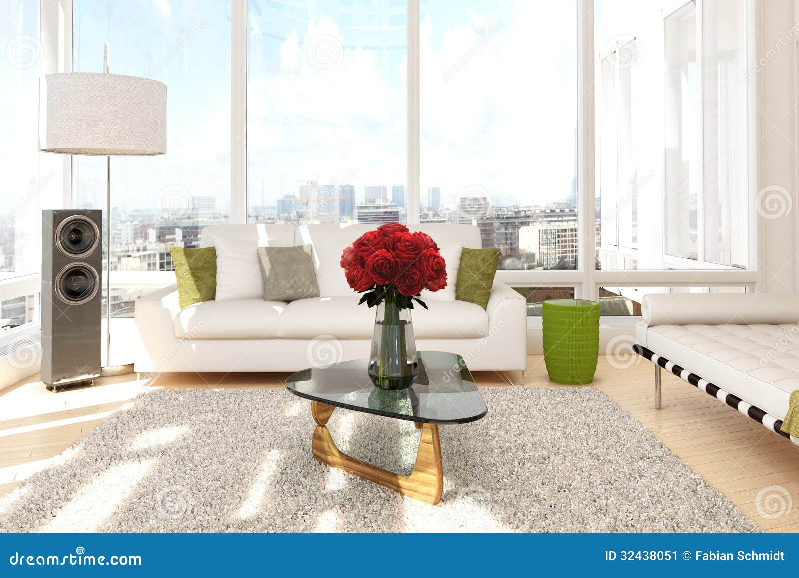 Urban loft with roses stock illustration. Illustration of window - 32438051