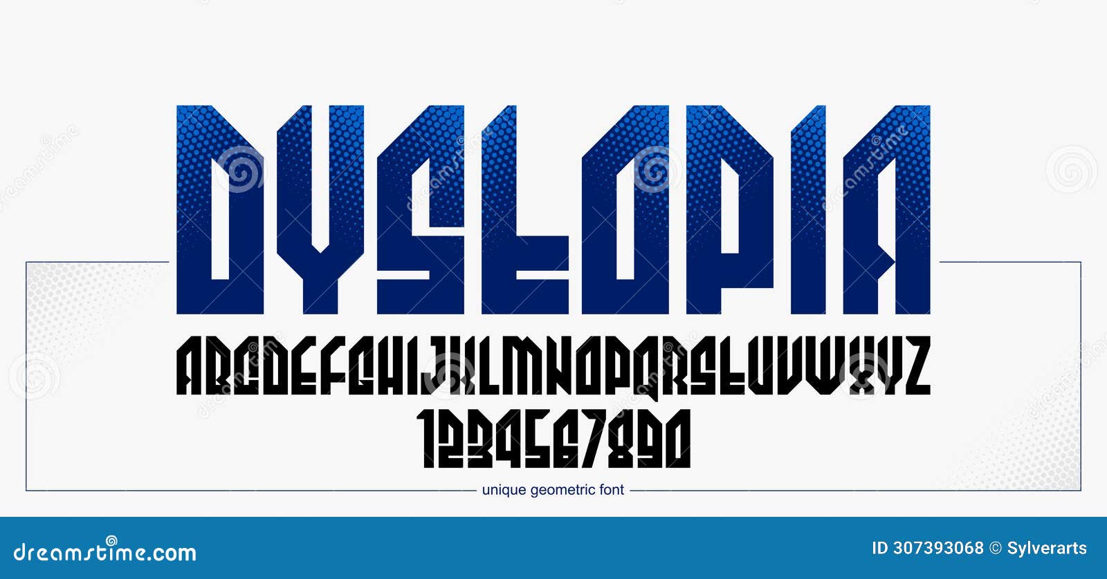 Urban Massive Geometric Font for Logos and Emblems, Minimal Strong ...