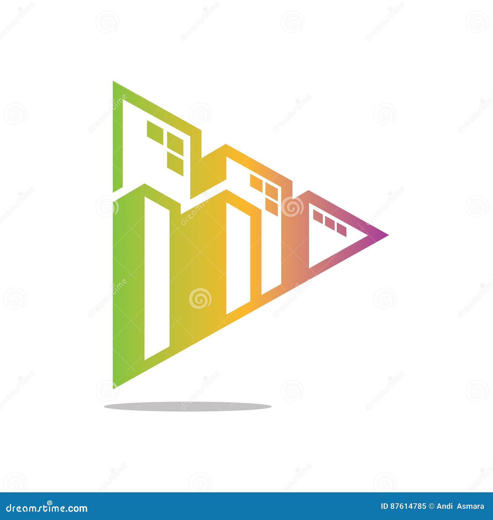 Urban Media stock vector. Illustration of town, media - 87614785