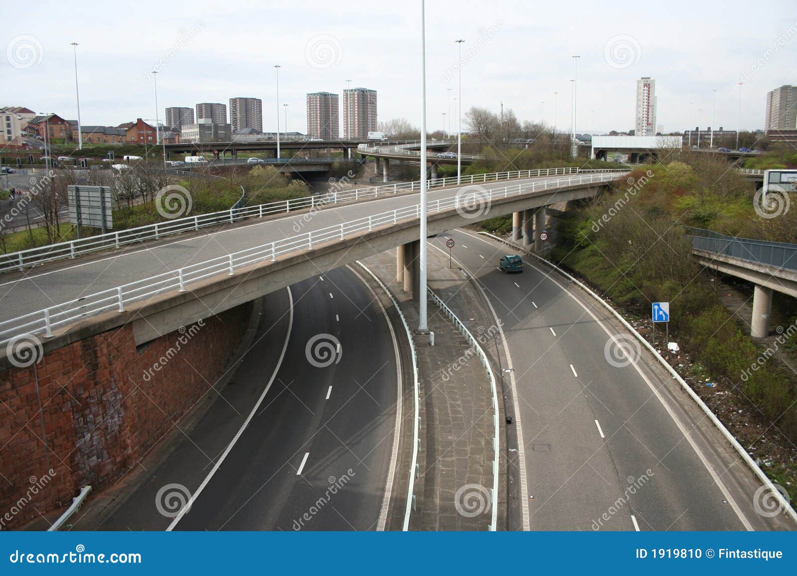 Urban motorway stock photo. Image of motorway, carriageway - 1919810