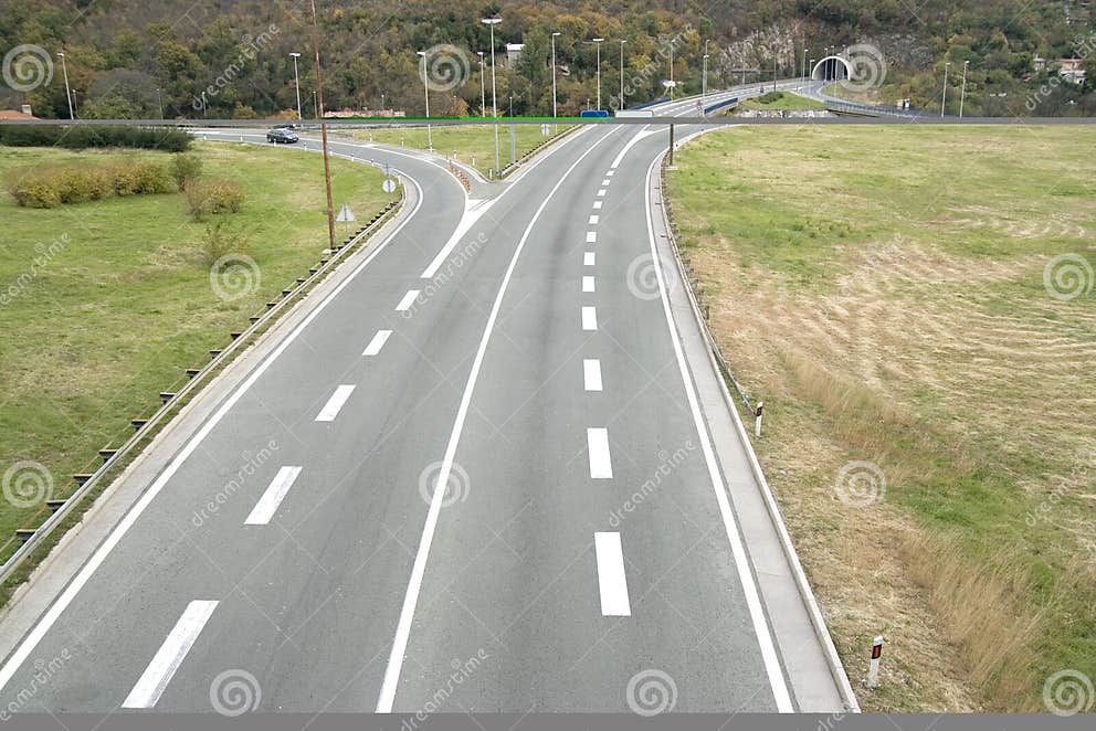 Urban motorway stock photo. Image of highway, motorway - 3974300