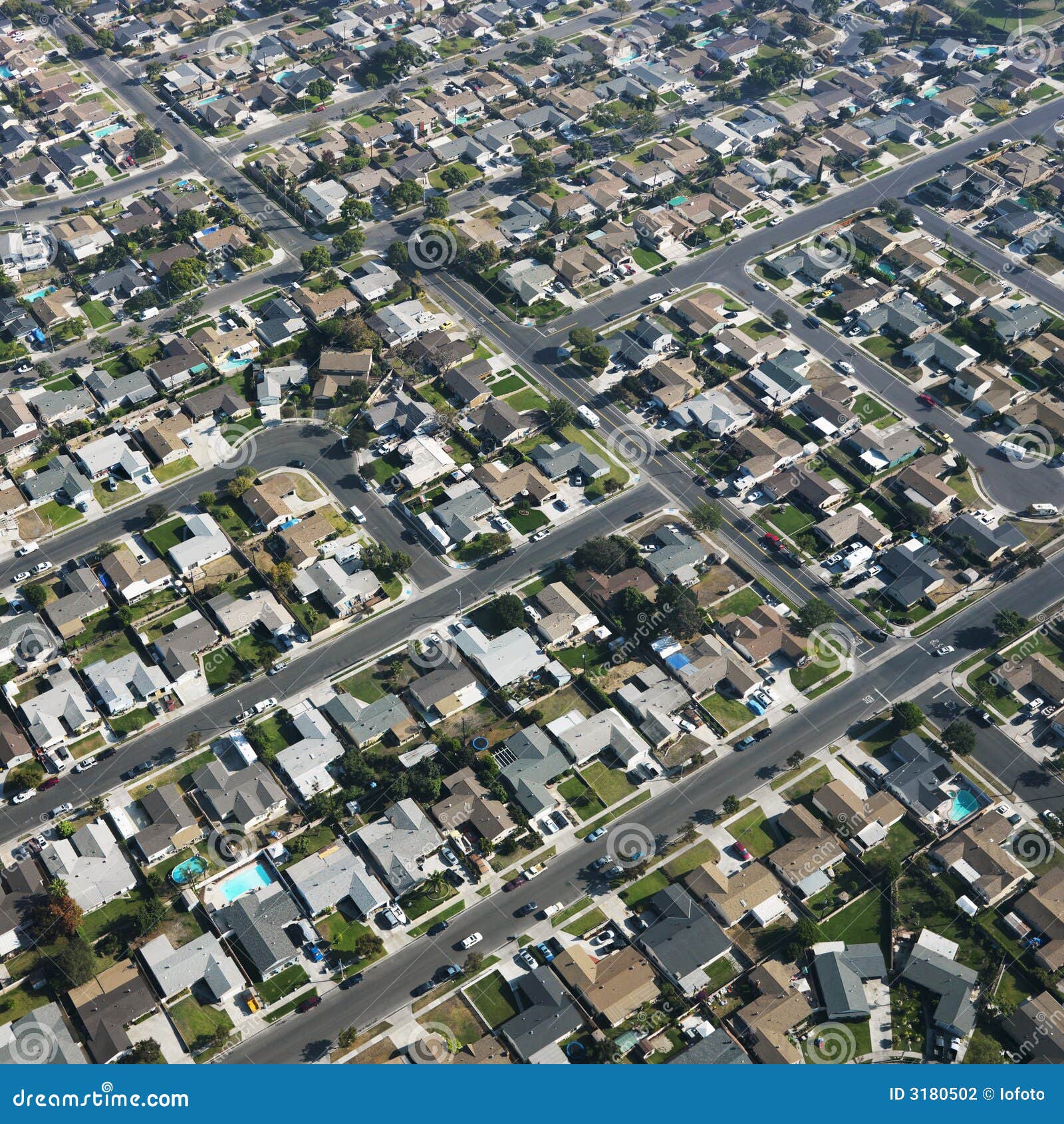 Urban neighborhood stock photo. Image of square, suburb - 3180502