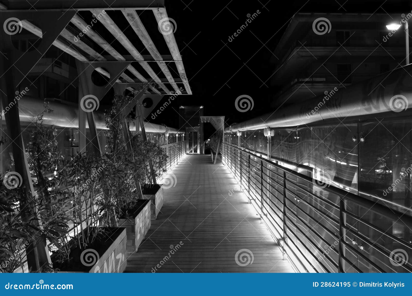Urban overpass at night stock image. Image of modern - 28624195
