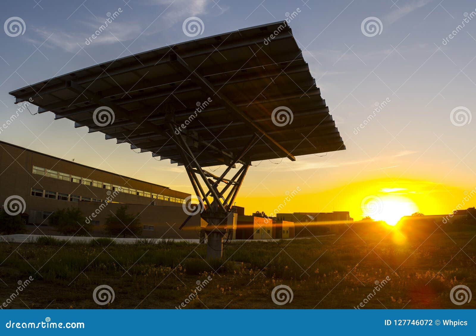 Solar Tracker, Photovoltaic Device Royalty-Free Stock Image ...