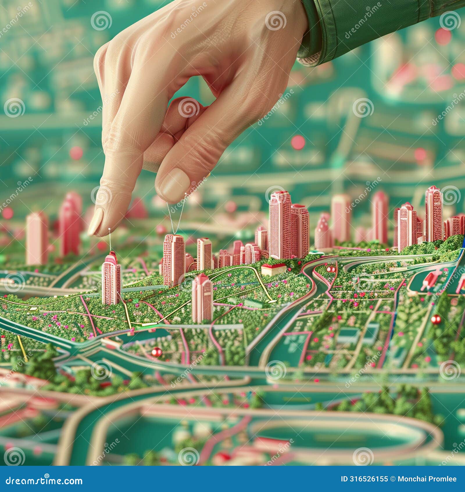 Urban Planner Reviewing Smart City Mapping on a High-tech Digital ... Urban Planner Reviewing Smart City Mapping on a High-tech Digital ...