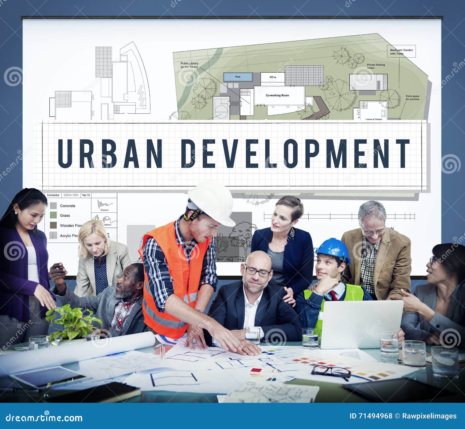 Urban Planning Development Build Design Concept Stock Photo - Image of ...