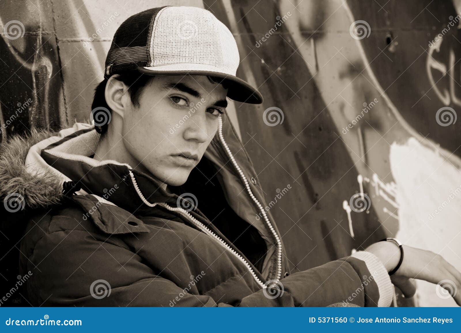 Urban portrait stock photo. Image of handsome, closeup - 5371560
