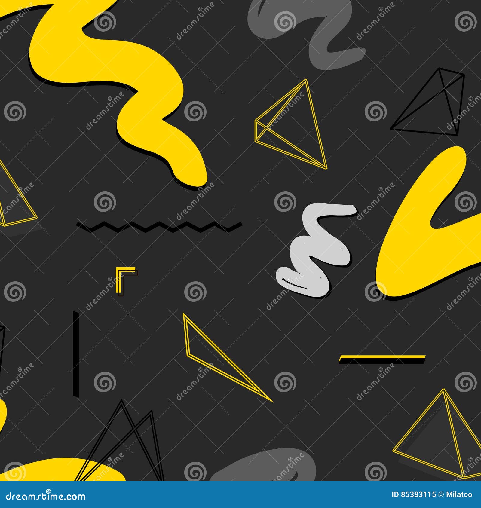 Urban Rectangle Abstract Geometric Pattern. Vector Graphic Creative ...