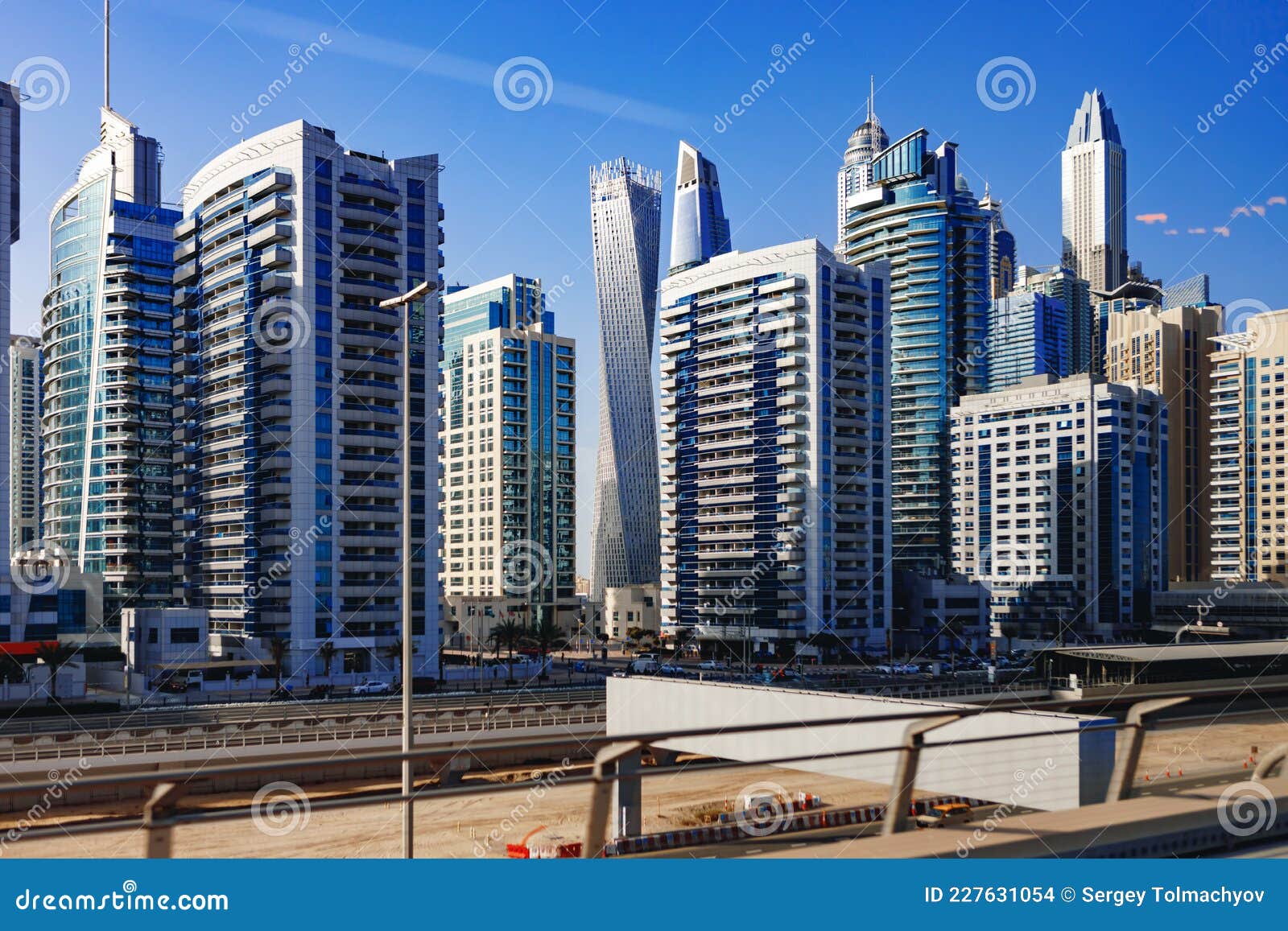 Urban Road Cityscape of Dubai at Daytime Stock Photo - Image of emirate ...