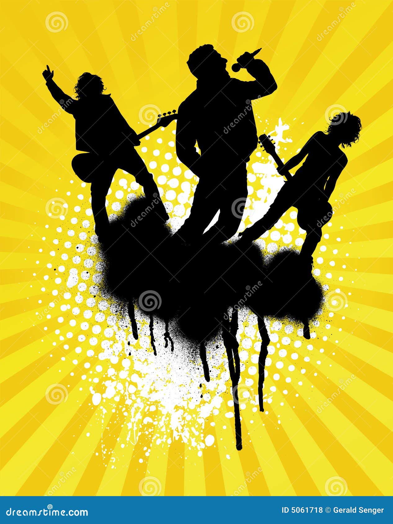 Urban Rock Band stock vector. Illustration of power, electrical - 5061718