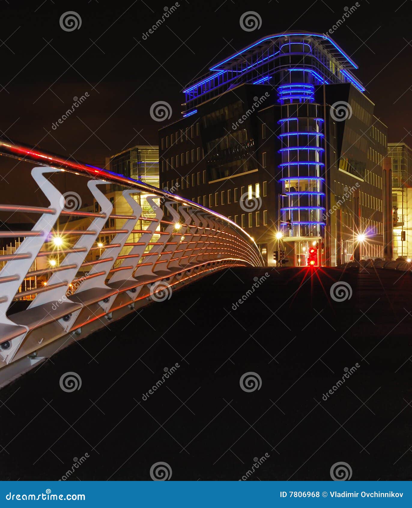Urban scene in the night stock photo. Image of vertical - 7806968