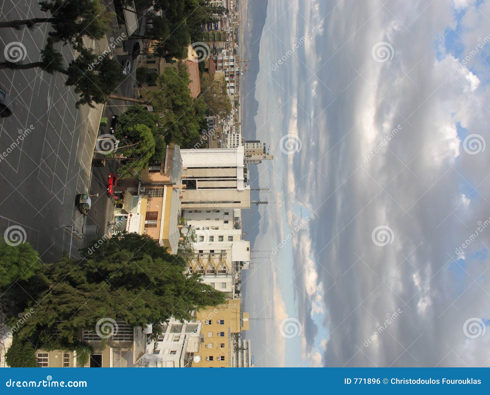 Urban Scenery stock photo. Image of travel, clouds, nicosia - 771896