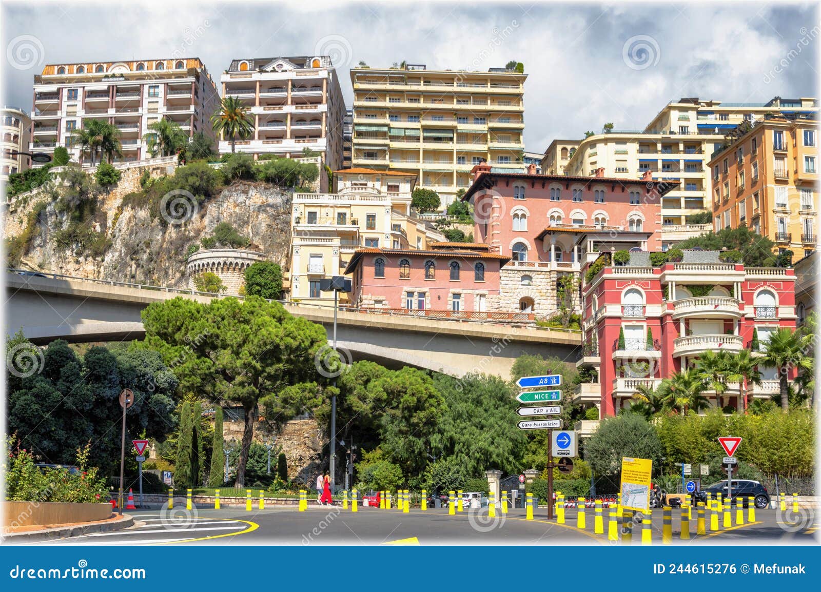 Urban scenes in Monaco editorial photo. Image of france - 244615276