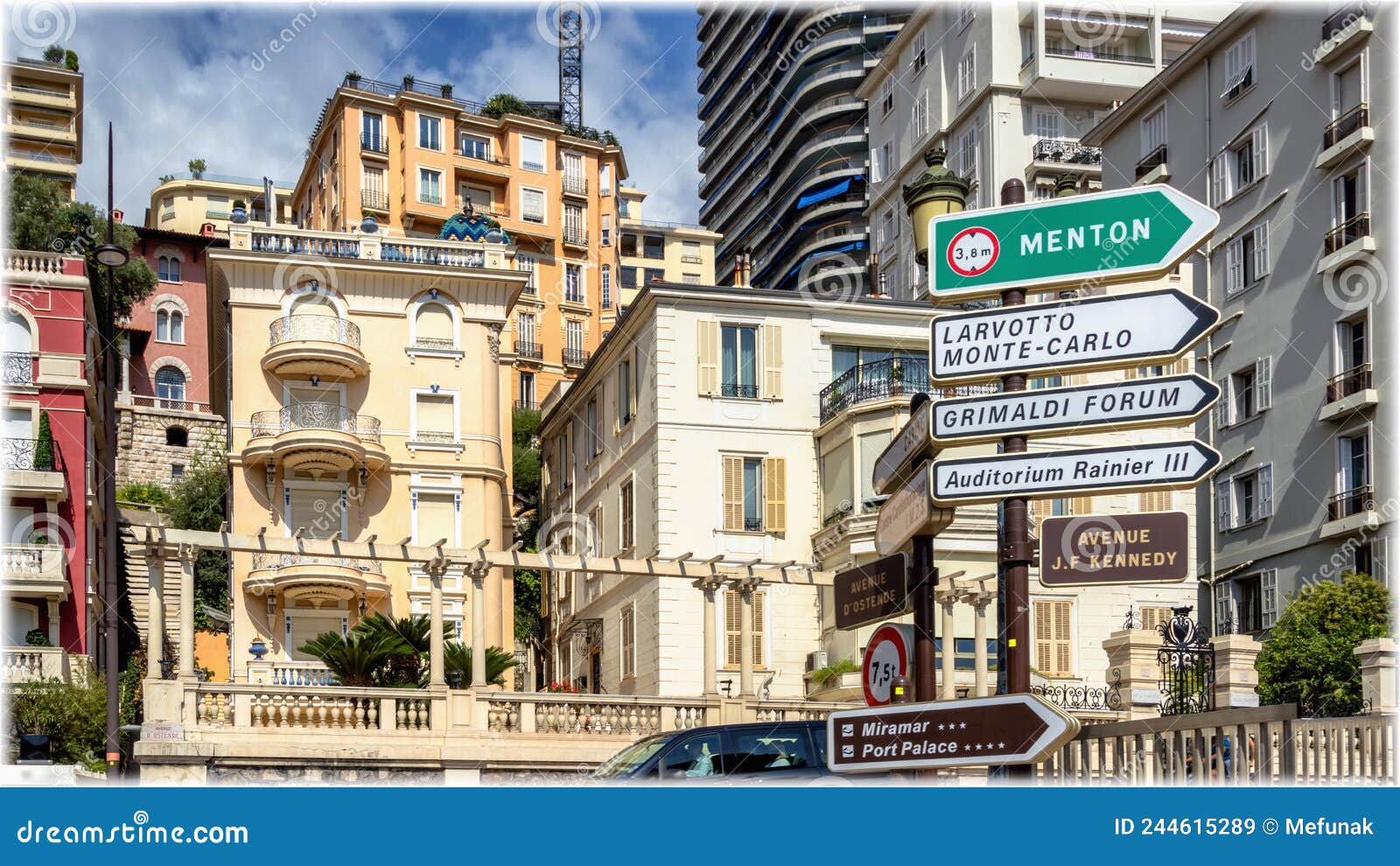 Urban scenes in Monaco editorial stock image. Image of carlo - 244615289