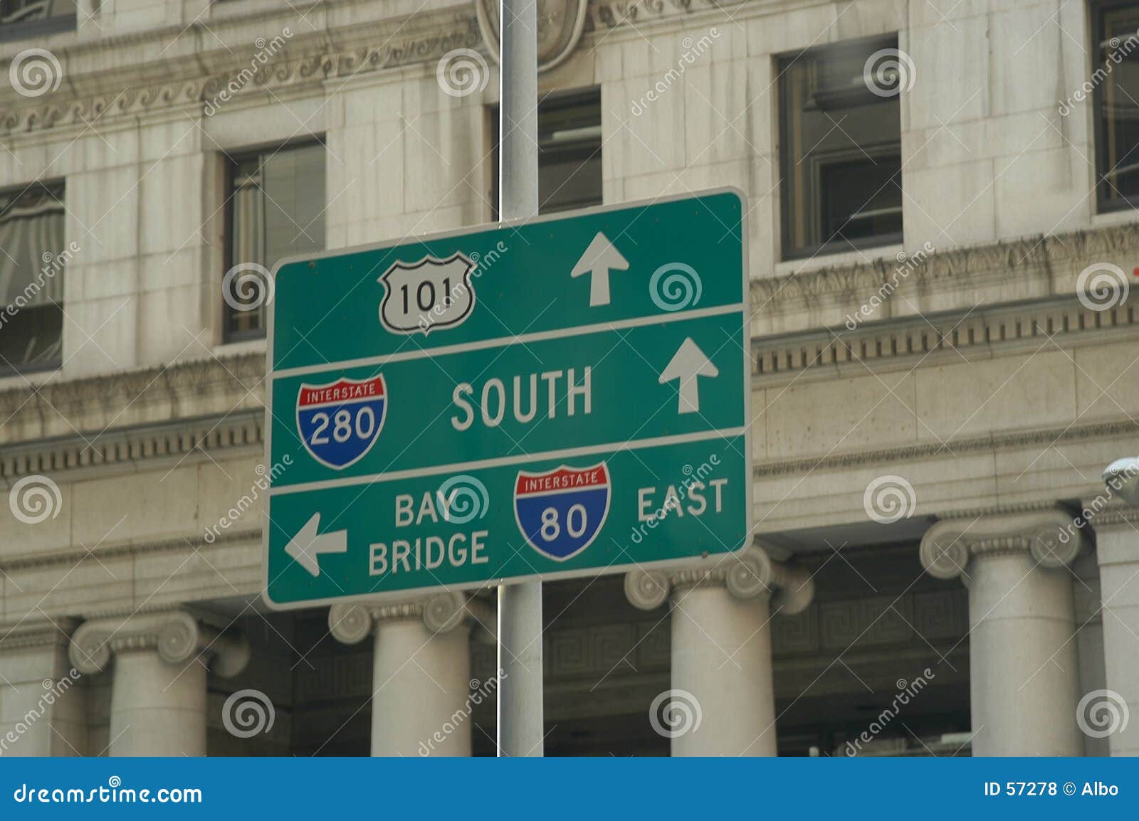 Urban signs stock photo. Image of city, travel, arrow, south - 57278