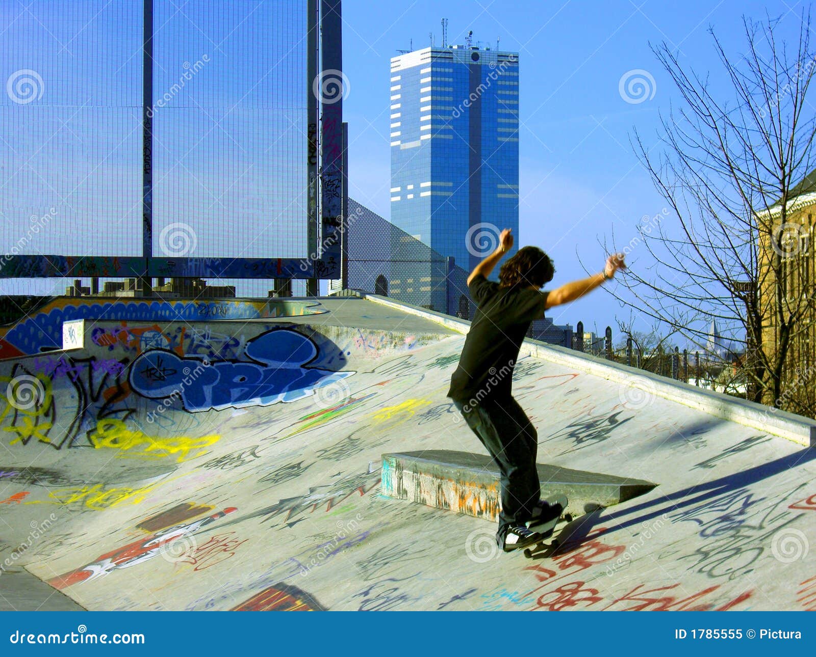 Urban skateboarder stock image. Image of skating, male - 1785555