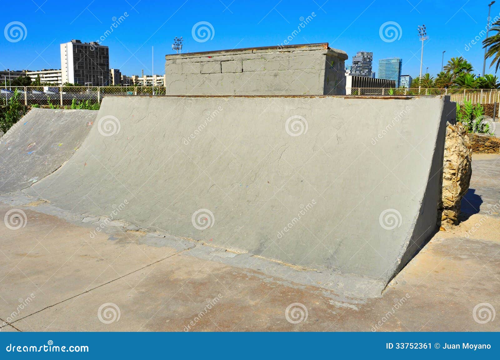Urban Skatepark in Barcelona, Spain Stock Image - Image of outdoors ...