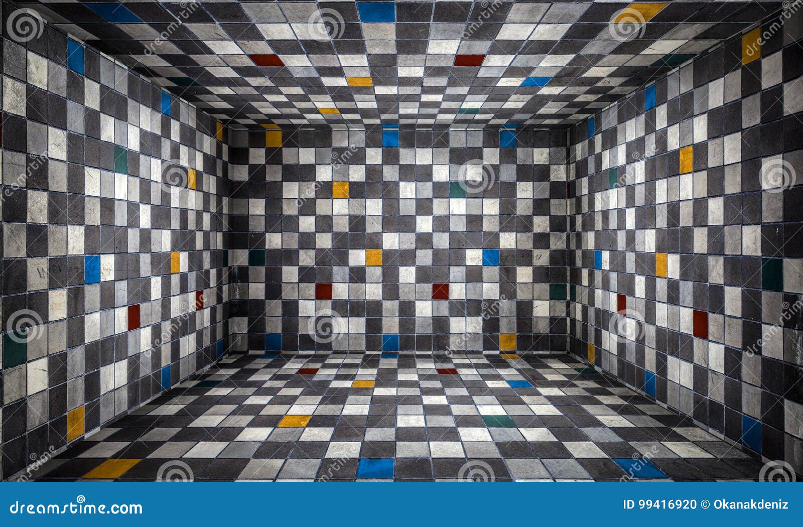 Urban Stage Room Interior Background Texture Stock Illustration ...