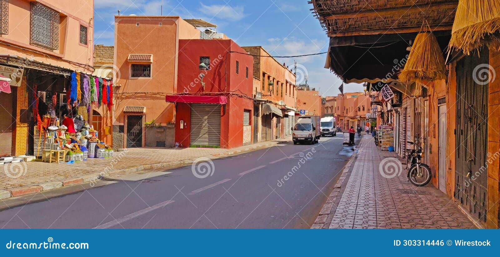 Urban Street Scene in Marrakech, Morocco Editorial Photo - Image of ...