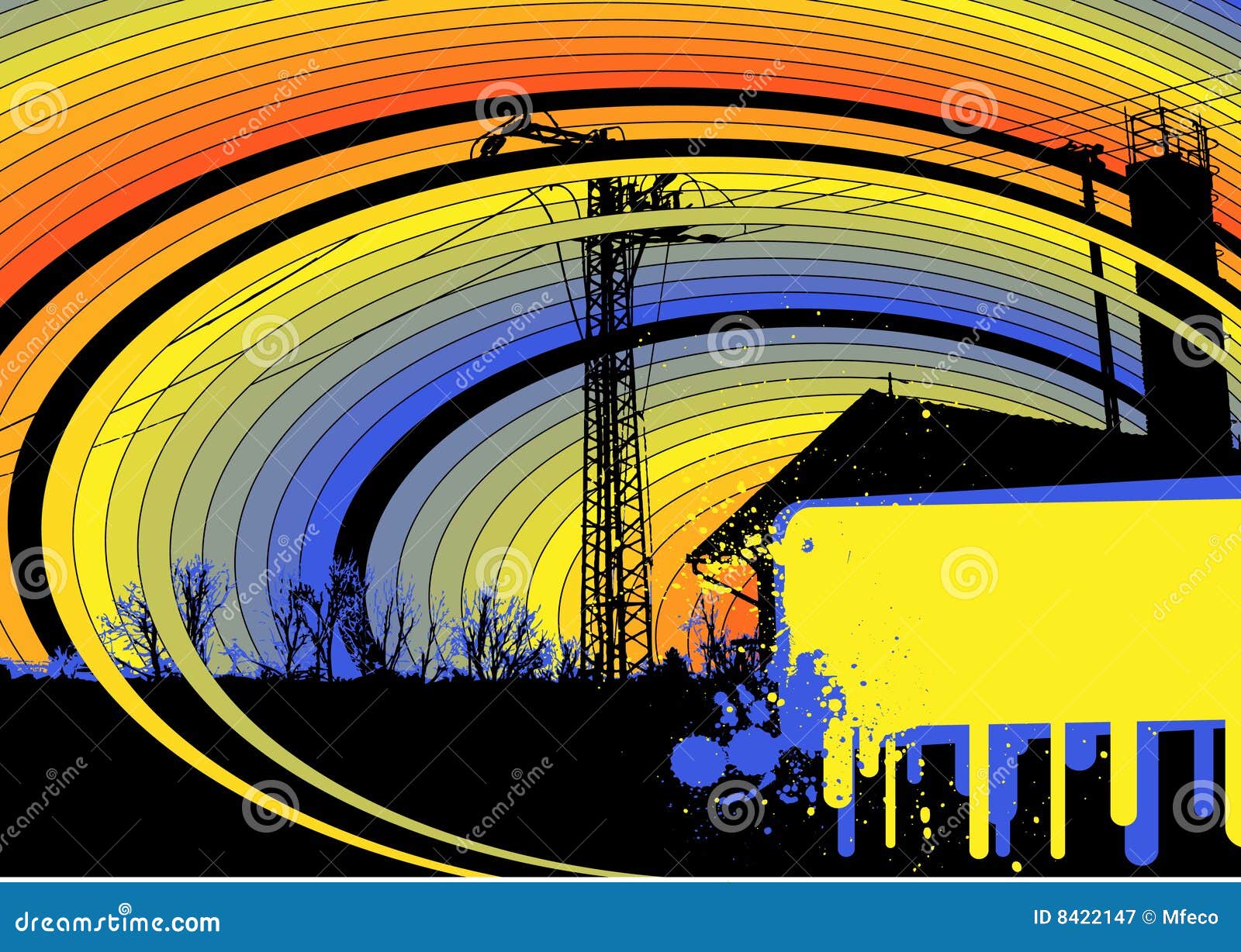 Urban style background stock vector. Illustration of color - 8422147