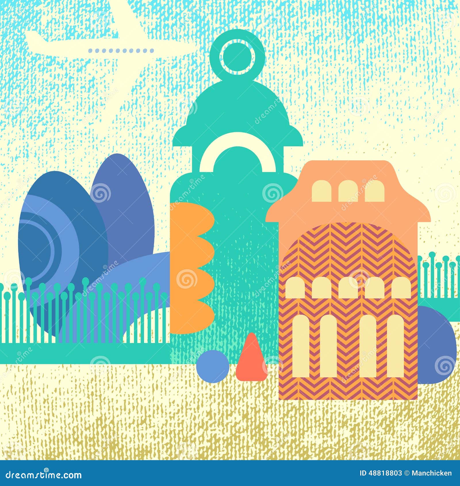 Urban theme stock vector. Illustration of downtown, location - 48818803