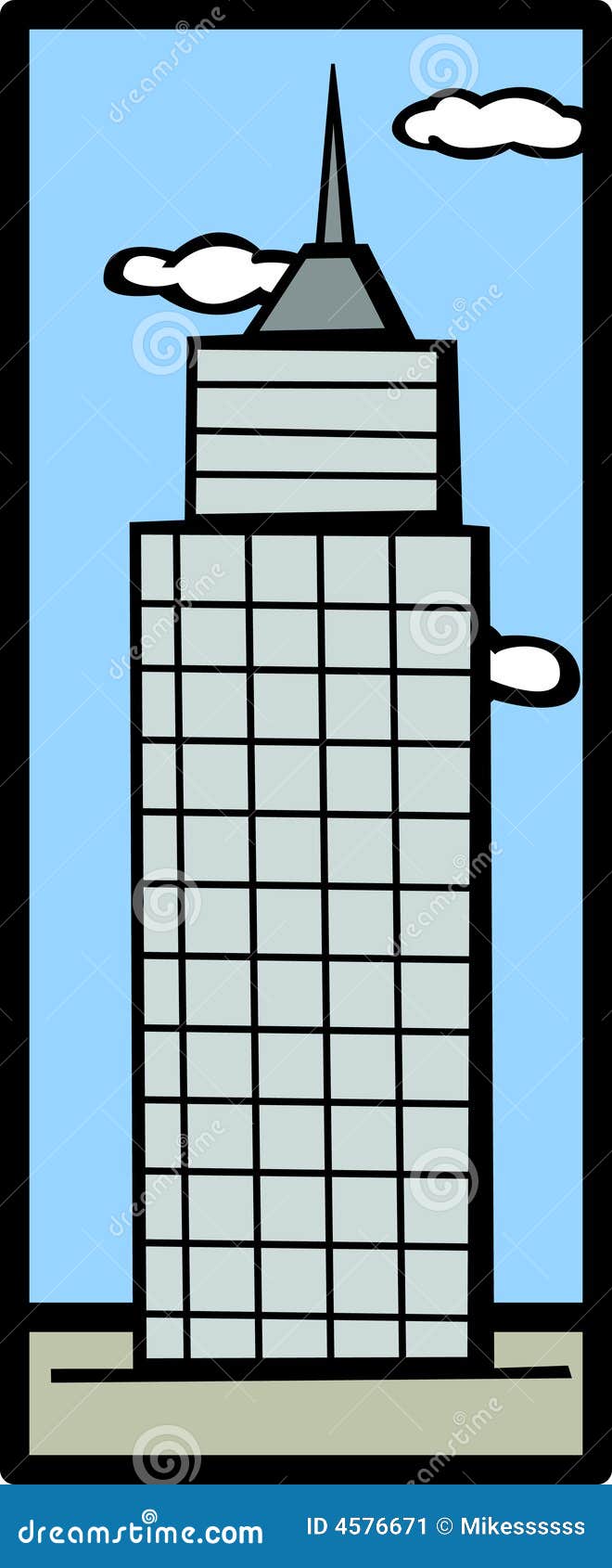 Tower Building Cartoon Vector | CartoonDealer.com #20972351